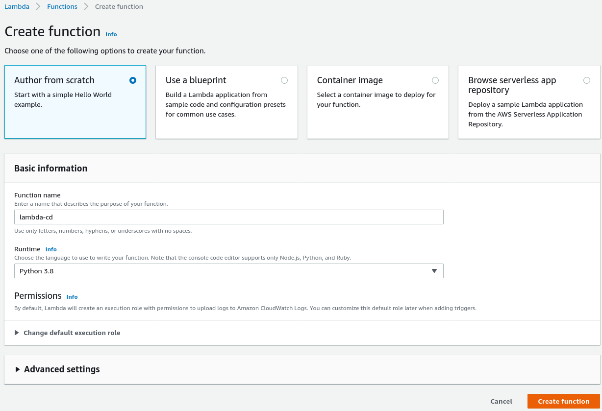 Timescale Documentation Lambda Continuous Deployment With Github Actions
